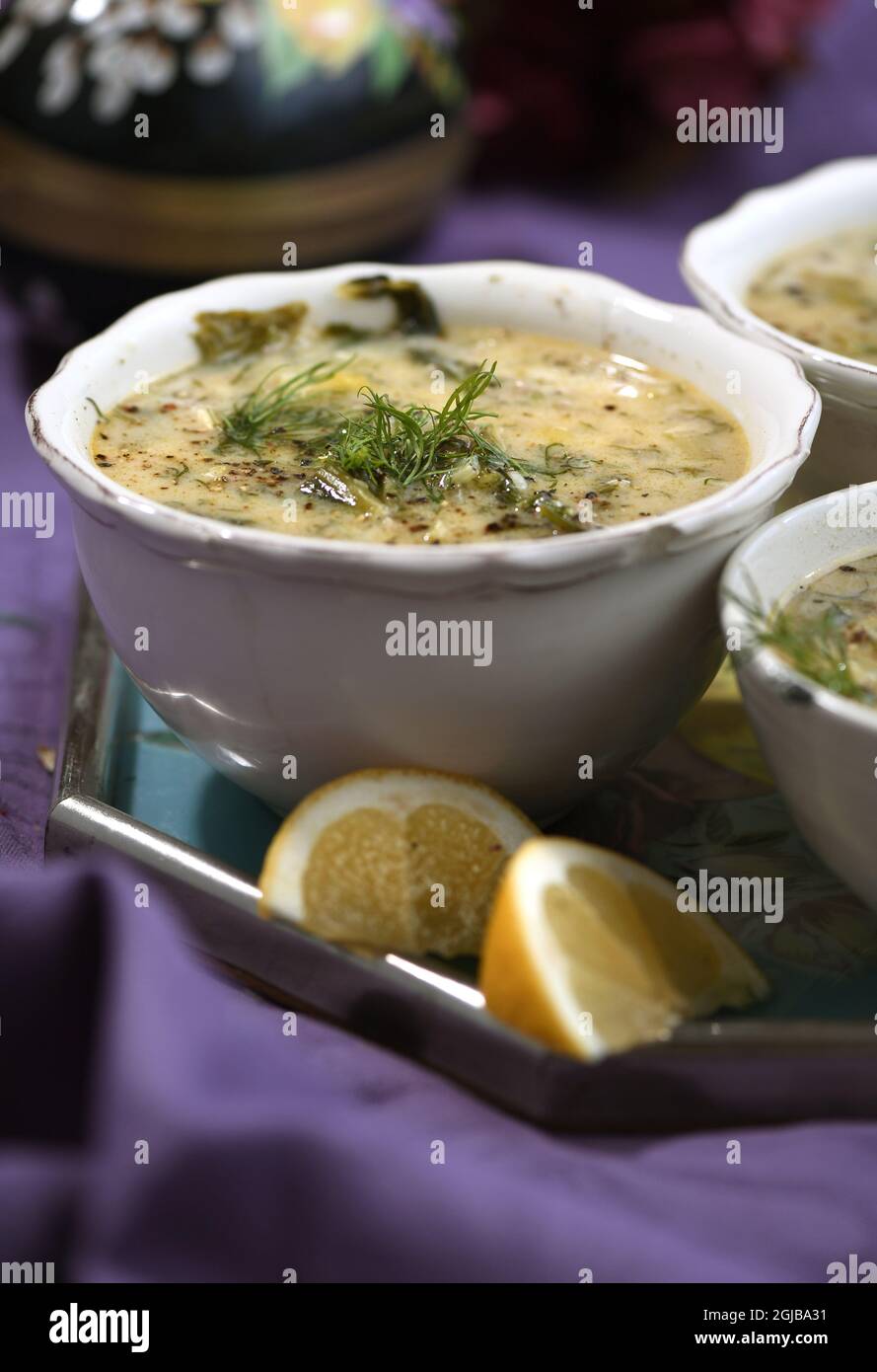 Magiritsa with lamm and lemon from Greece Foto: Anders Wiklund / TT ...
