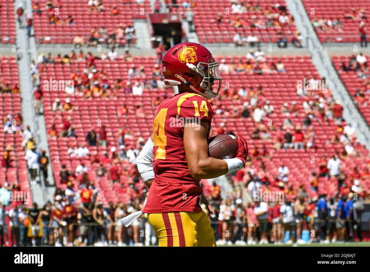 Southern California Trojans cornerback Jayden Williams (14) during an ...