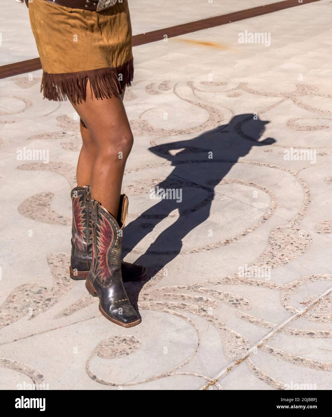 Cowgirl boots hi-res stock photography and images - Alamy