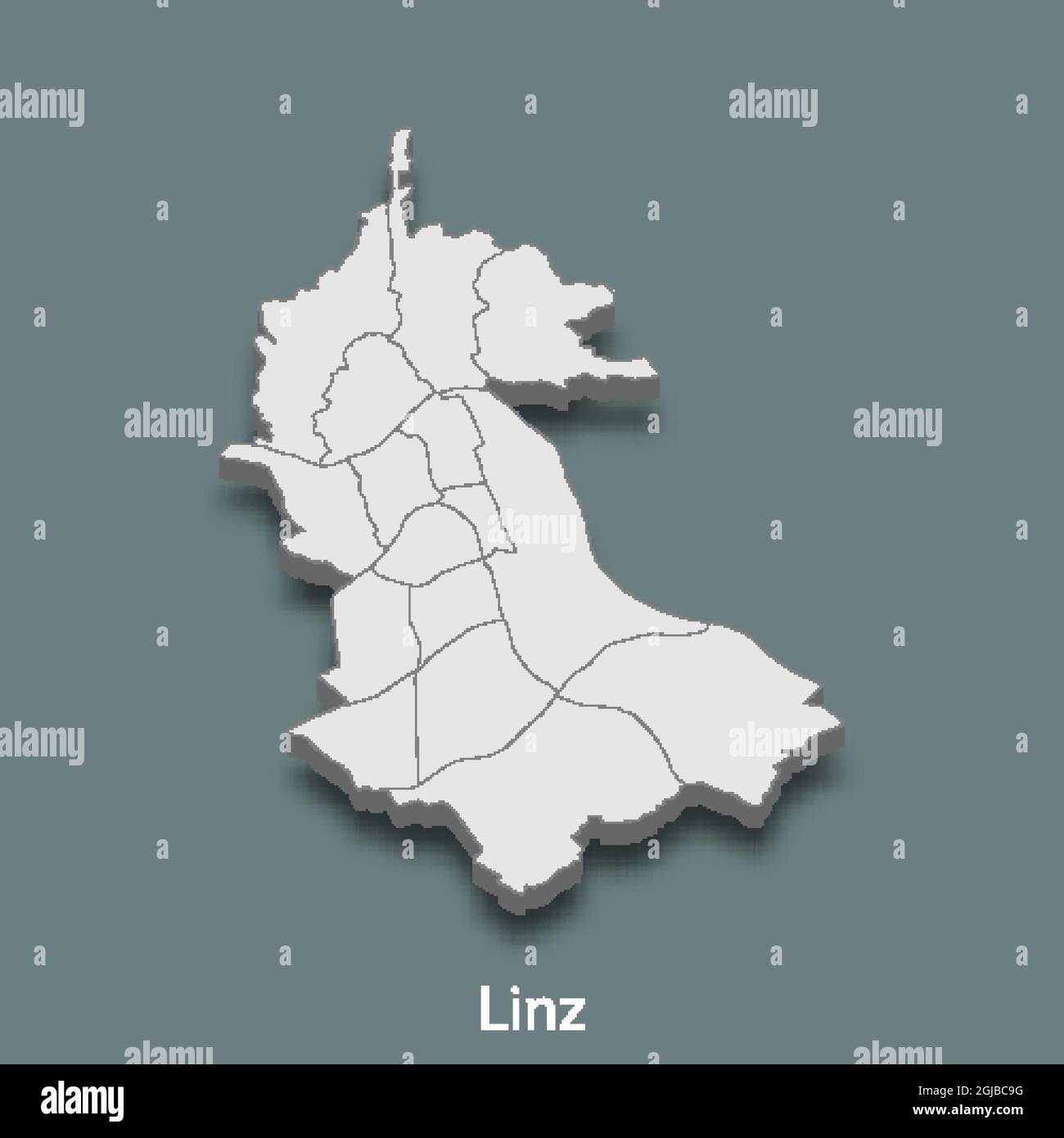 Linz map hi-res stock photography and images - Alamy