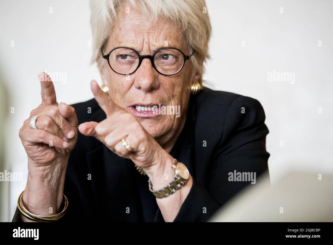 Former UN Prosecutor Carla del Ponte in Zürich, Switzerland. Foto ...