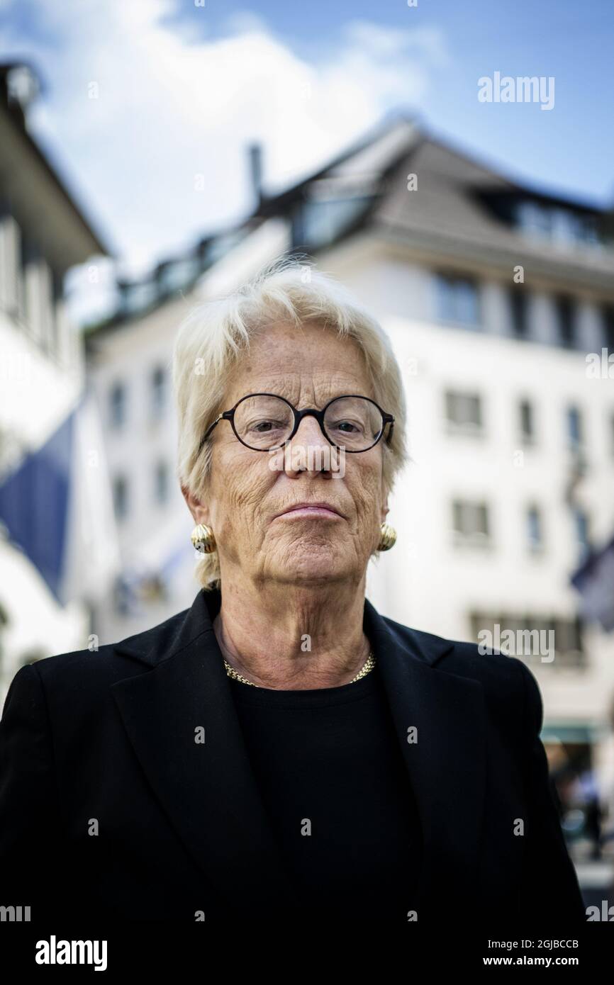Former UN Prosecutor Carla del Ponte in Zürich, Switzerland. Foto ...