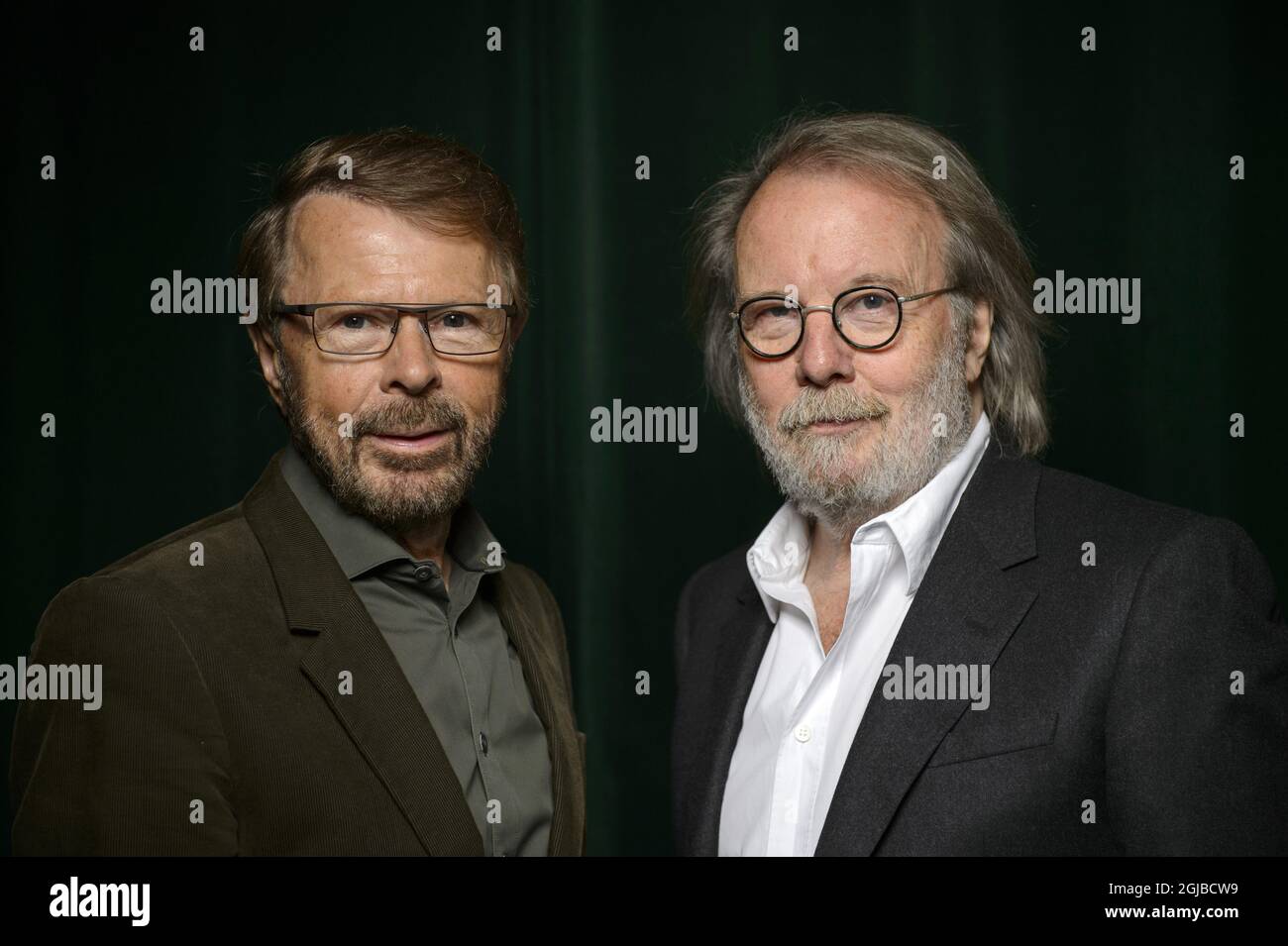 STOCKHOLM 20150903 Bjorn Ulvaeus och Benny Andersson satter upp ... STOCKHOLM 20150903 Bjorn Ulvaeus och Benny Andersson satter upp ...