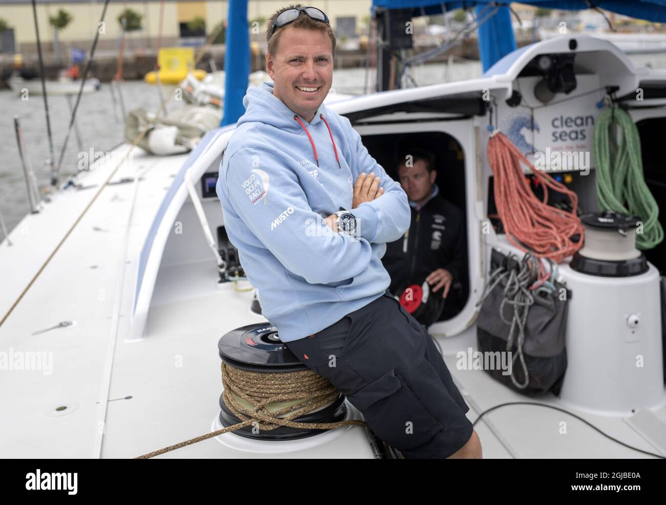 GOTEHNBURG 2018- 06-18 Captain Martin Stromberg of the sailng boat Turn ...