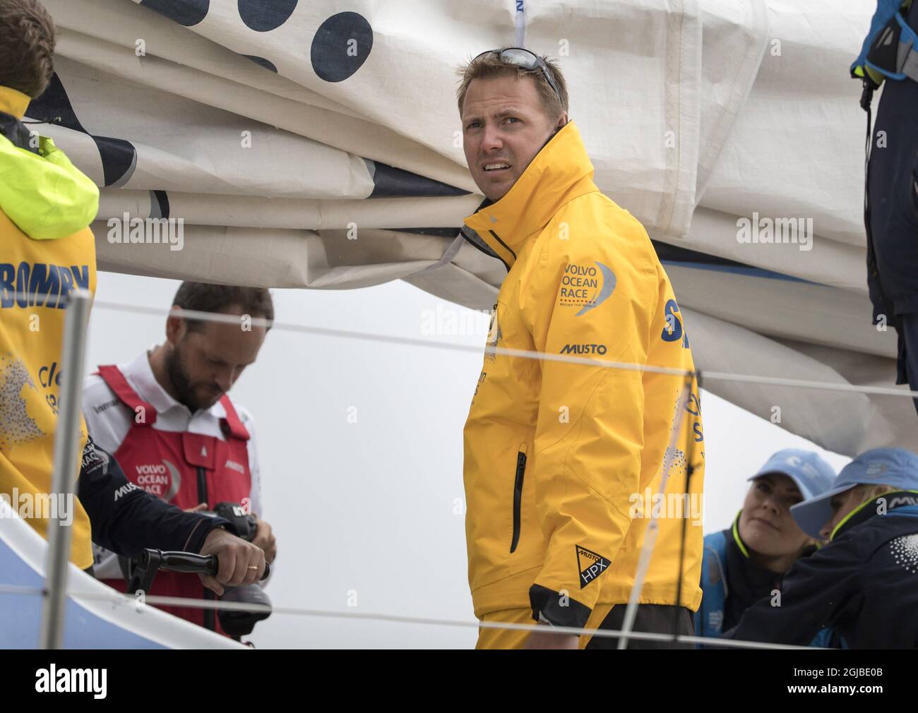GOTEHNBURG 2018- 06-18 Captain Martin Stromberg of the sailng boat Turn ...