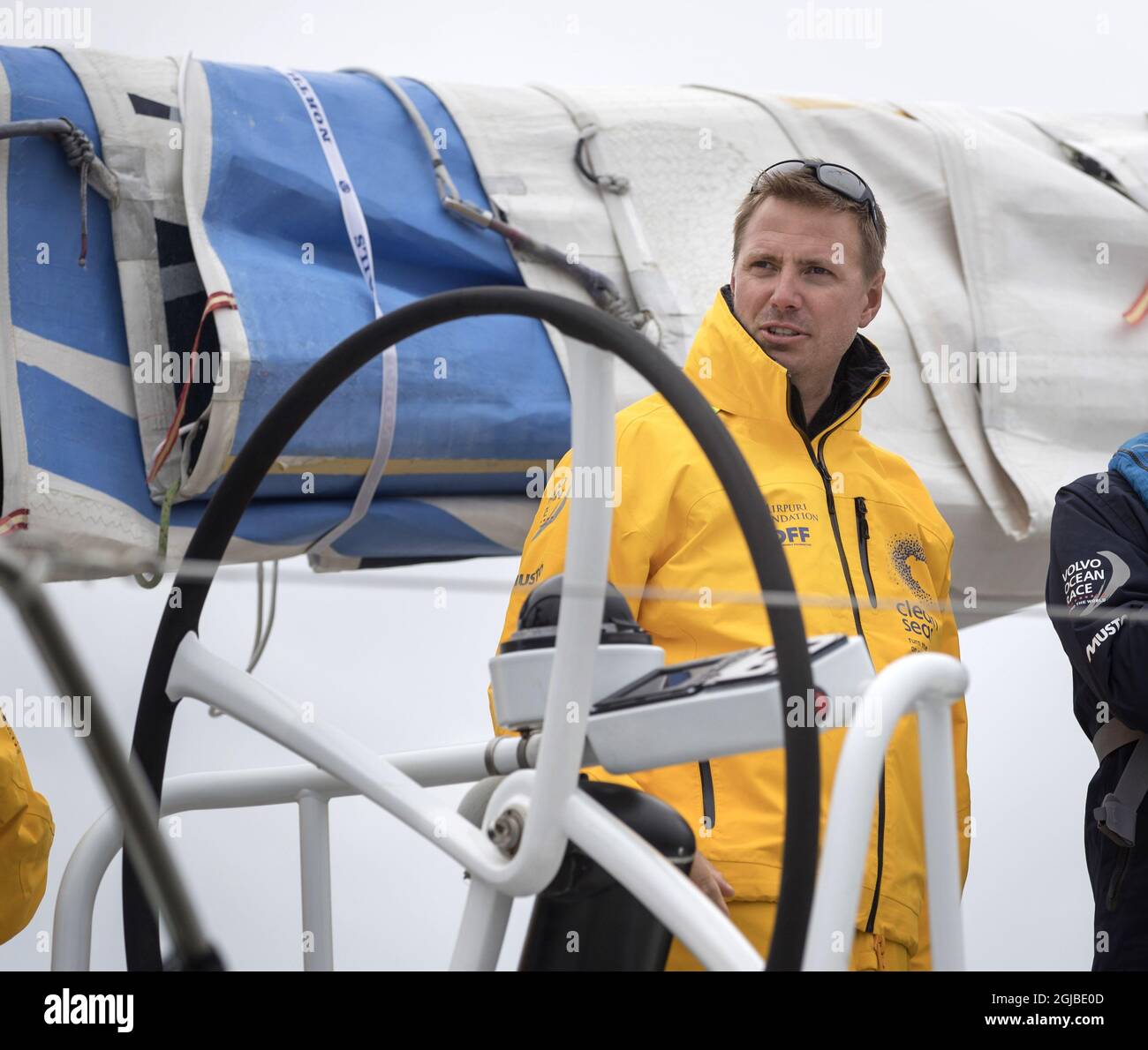 GOTEHNBURG 2018- 06-18 Captain Martin Stromberg of the sailng boat Turn ...