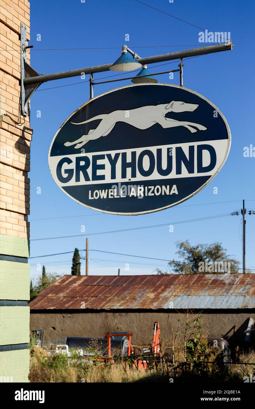 Greyhound Bus Station Sign