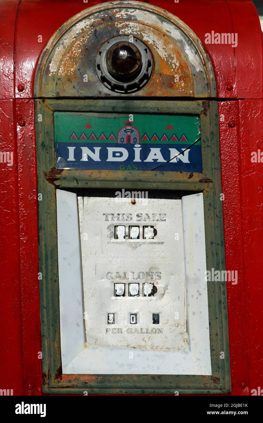 Lowell, Arizona. Old rusty gas pump. (Editorial Use Only Stock Photo ...