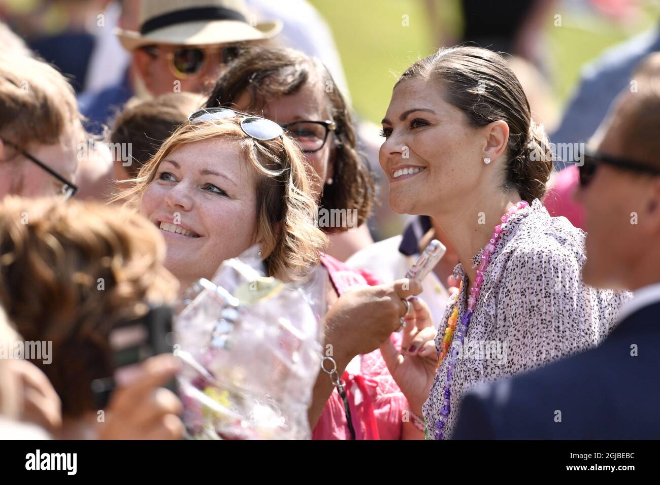 SOLLIDEN 2018-07-14 Crown Princess Victoria during the celebrations of ...