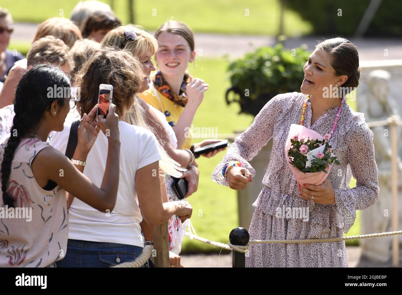 SOLLIDEN 2018-07-14 Crown Princess Victoria during the celebrations of ...