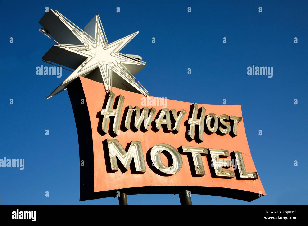 Vintage motel sign, Mesa, Arizona. (Editorial Use Only Stock Photo - Alamy