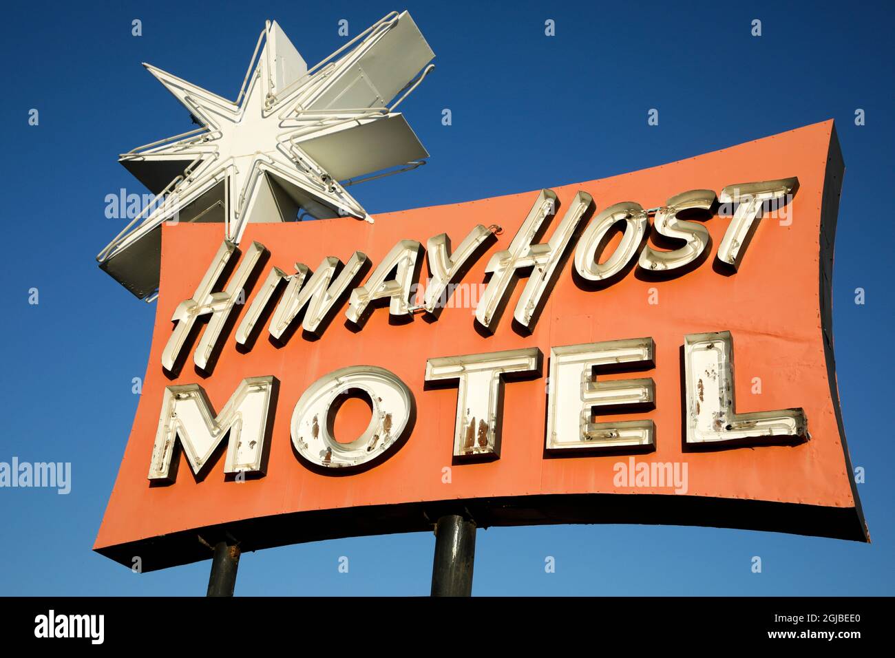 Vintage motel sign, Mesa, Arizona. (Editorial Use Only Stock Photo - Alamy