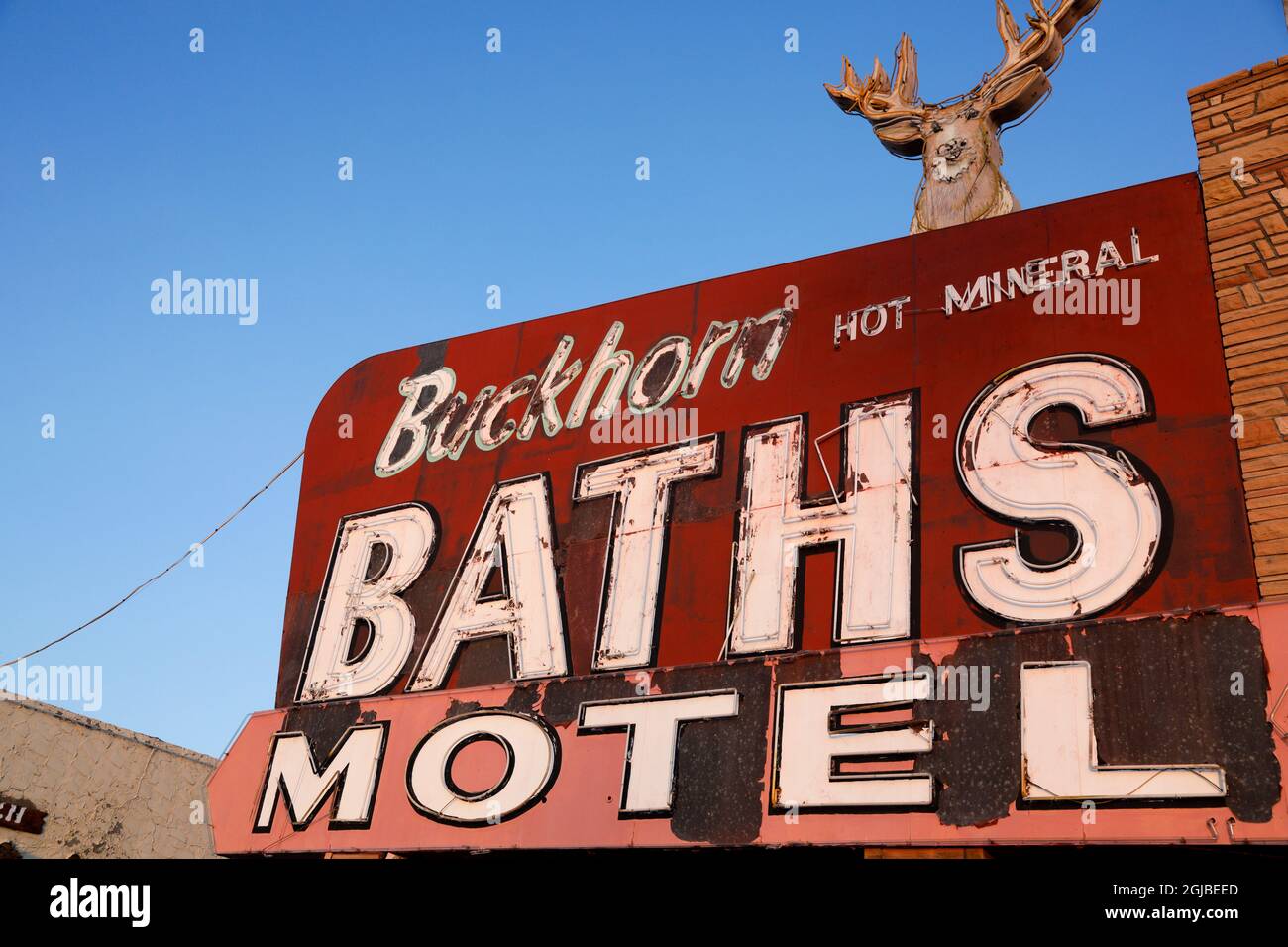 Vintage motel sign, Mesa, Arizona. (Editorial Use Only Stock Photo - Alamy