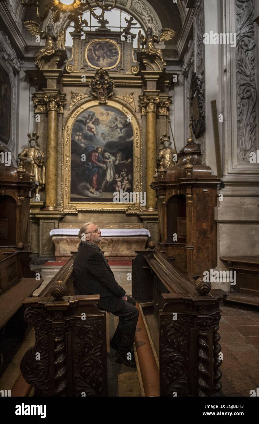 Jon Fosse, Norwegian Playwright and Author in the Sankta Maria Rotunda ...