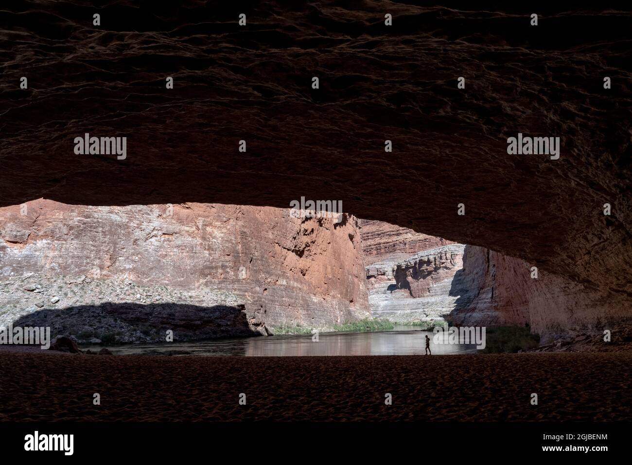 USA, Arizona. Redwall Cavern, Grand Canyon National Park. (MR Stock ...