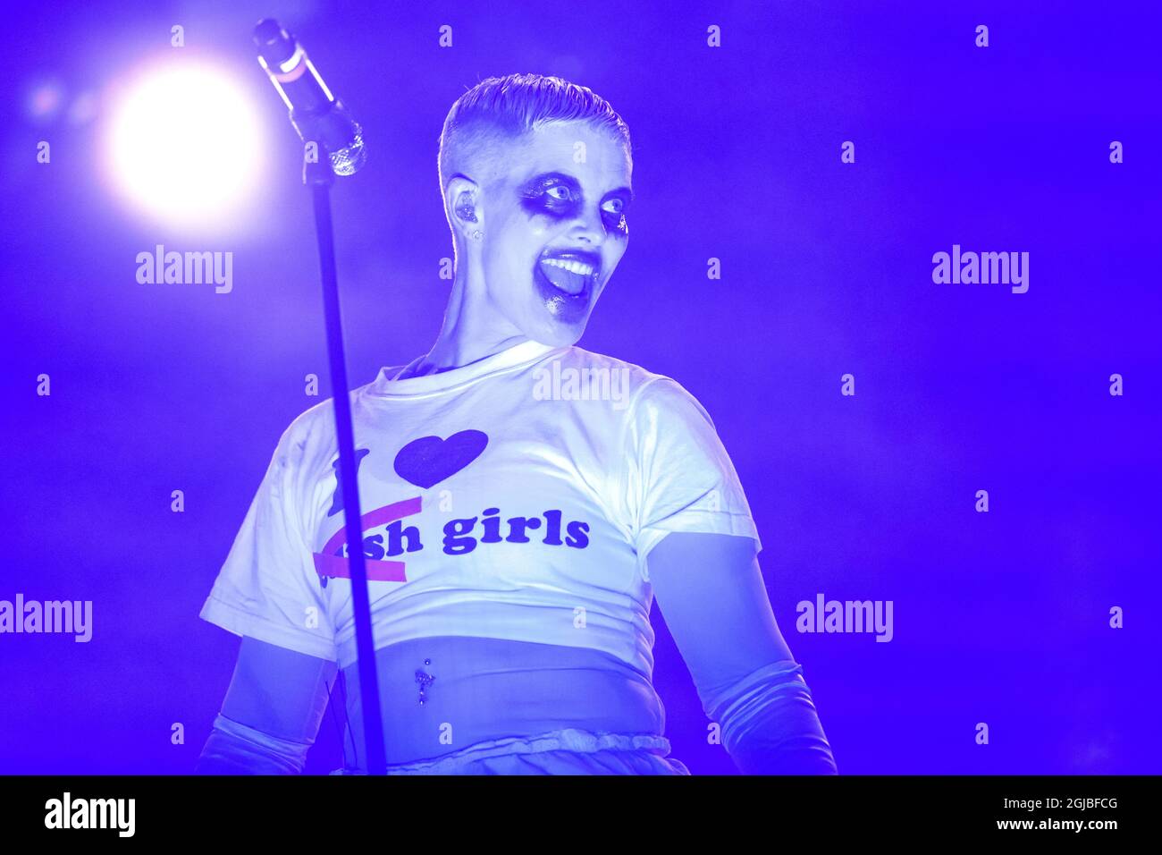 GOTEBORG 2018-08-10 Swedish singer and musician Fever Ray, Karin ...