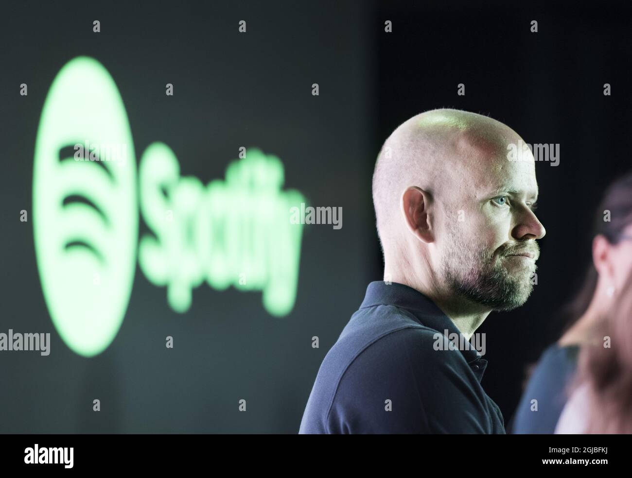 STOCKHOLM 2018-08-15 Daniel Ek, co-founder of Spotify, during the ...