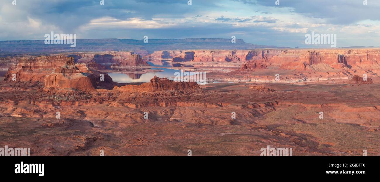 USA, Arizona. View of Lake Powell from Tower Butte Stock Photo - Alamy