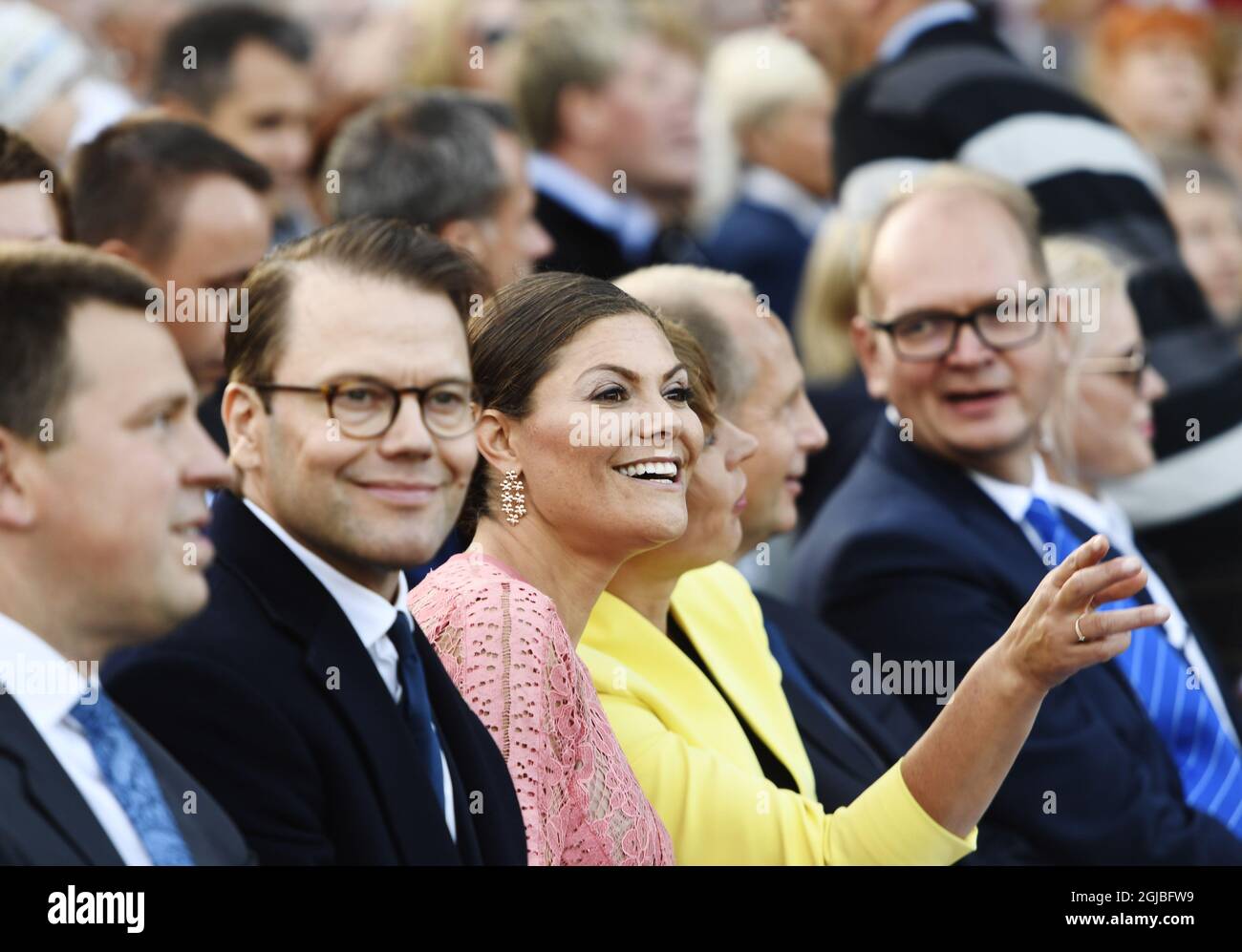 TALLINN 20180819 Prince Daniel and Crown Princess Victoria attending ...