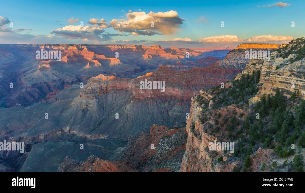 USA, Arizona. View from Grandview Point on the south rim of Grand ...