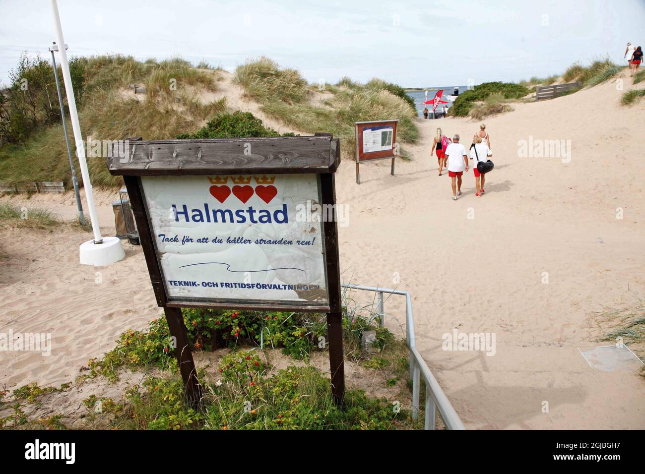 Tylosand beach, Halmstad Stock Photo - Alamy
