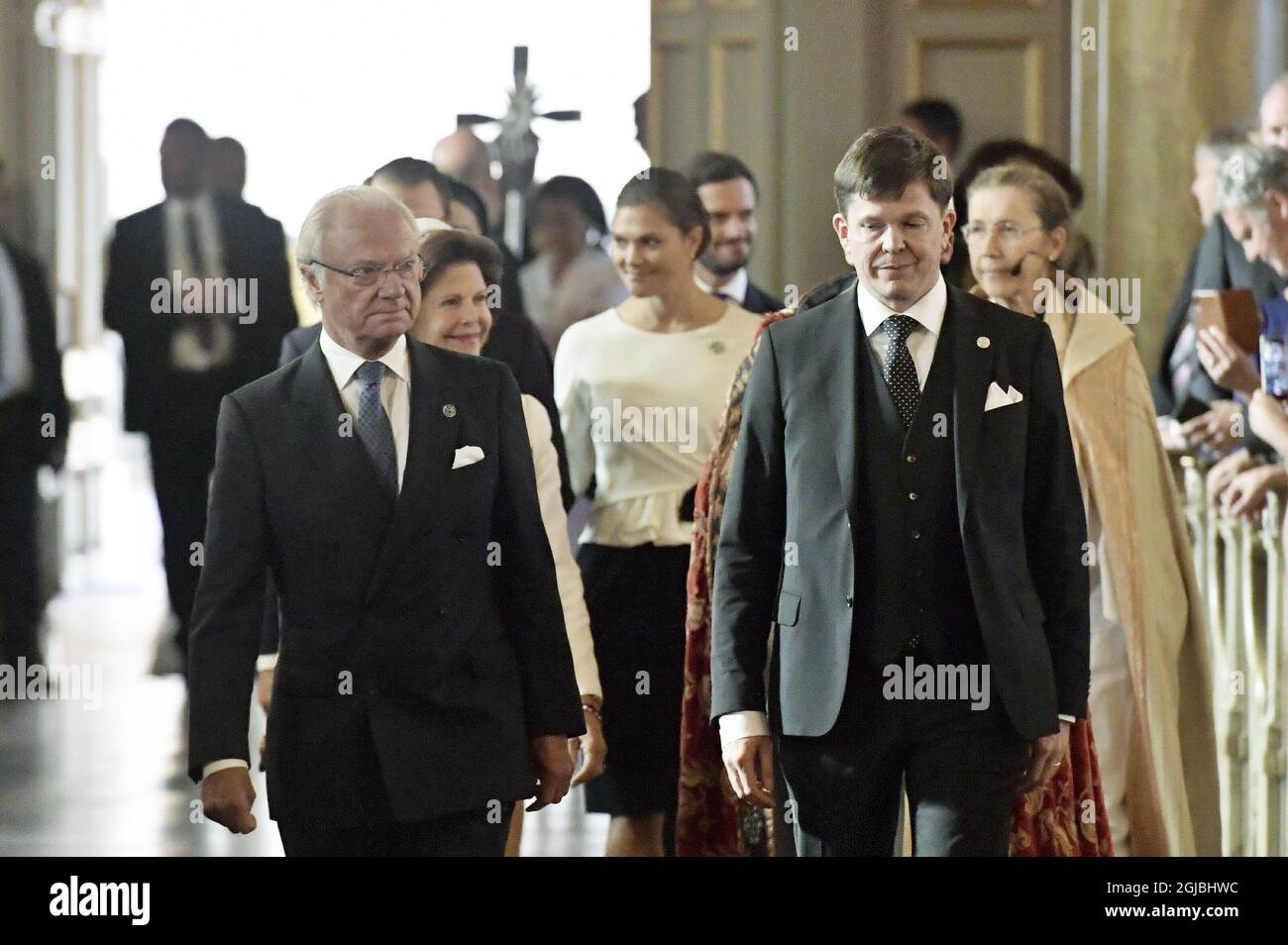 STOCKHOLM 20180925 King Carl Gustaf, Queen Silvia Crown Princess ...