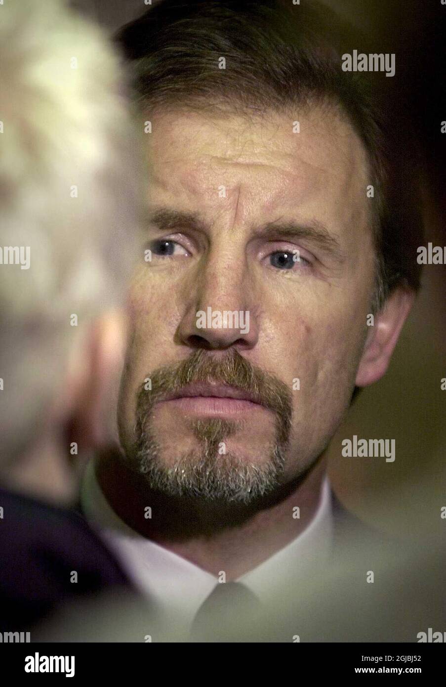 Stuart Baxter after announcing his resignation at a press conference ...