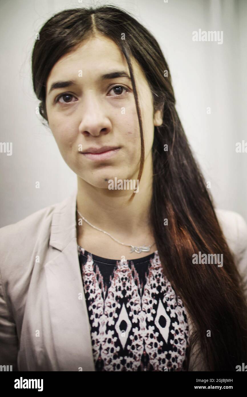 Nadia murad nobel peace prize hi-res stock photography and images - Alamy