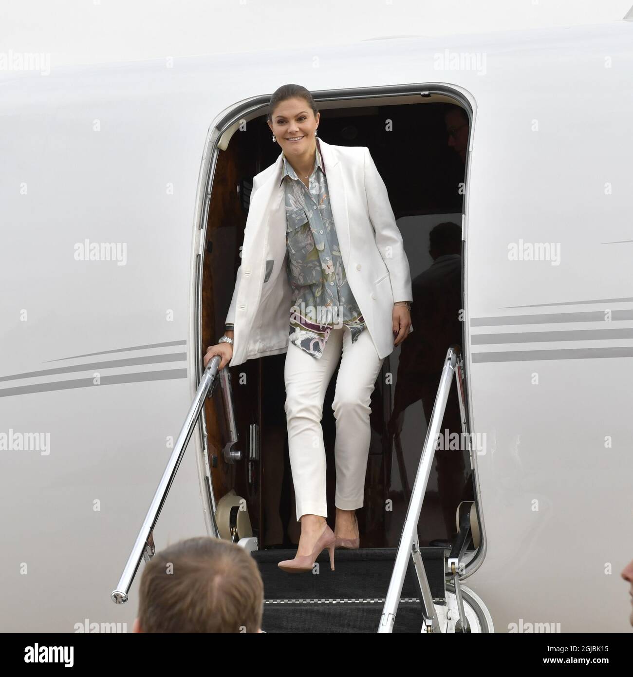 AMMAN 20181015 Swedish Crown Princess Victoria and Prince Daniel arrive ...