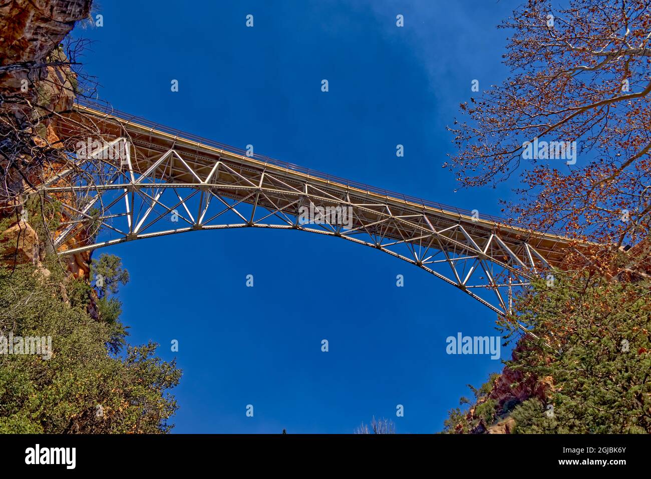 Midgley Bridge in Sedona Arizona viewed from below Stock Photo - Alamy