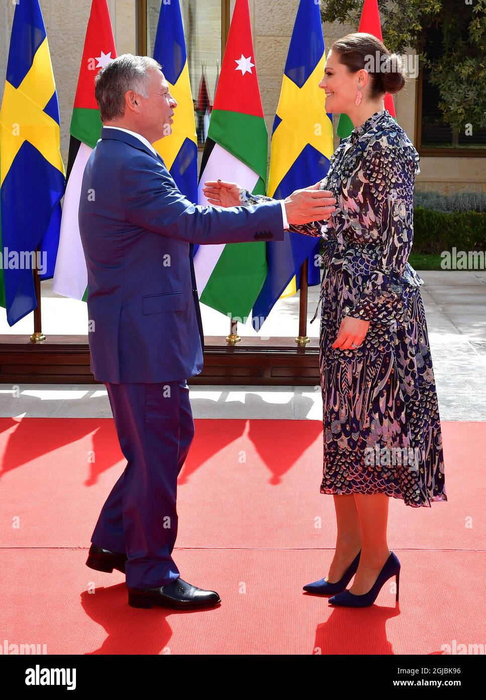 AMMAN 20181017 Swedish Crown Princess Victoria, Prince Daniel, King ...