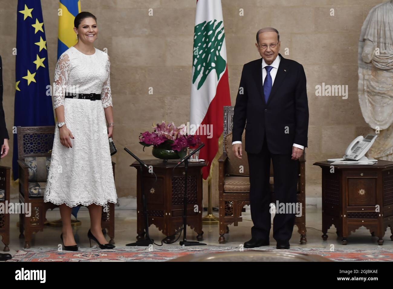 BEIRUT 20181017 Swedish Crown Princess Victoria meets with Lebanon's ...