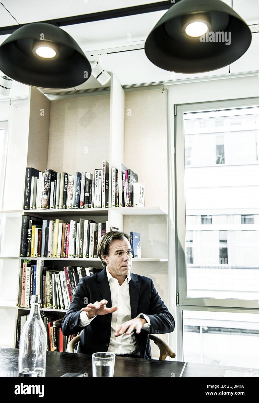 Karl-Johan Persson, President of fashion company Hennes&Mauritz, H&M ...