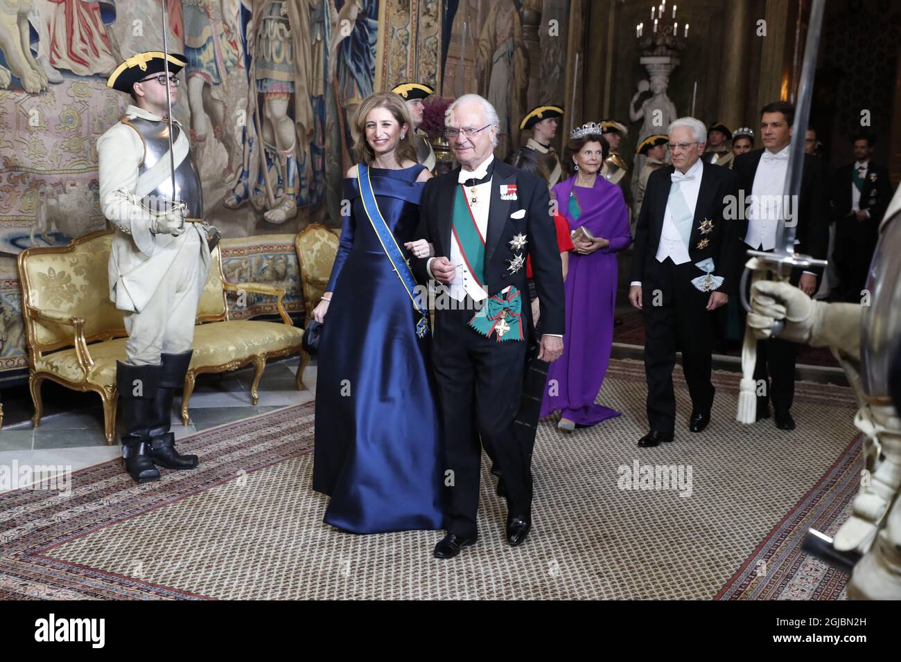 Italian president sergio mattarella and his daughter laura mattarella ...