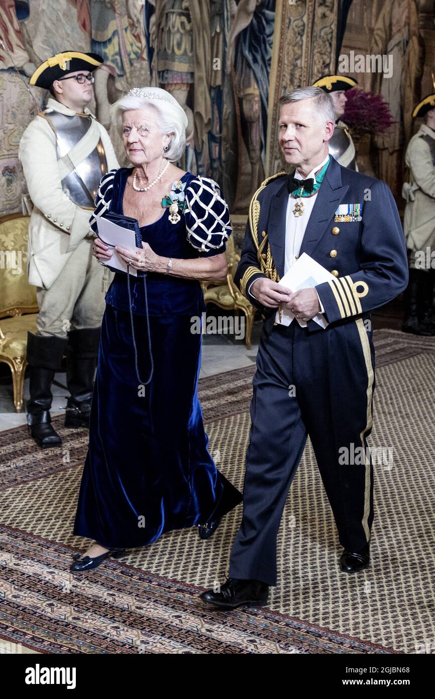 STOCKHOLM 20181113 Lady-in-Waiting Baroness Christina von Schwerin and ...