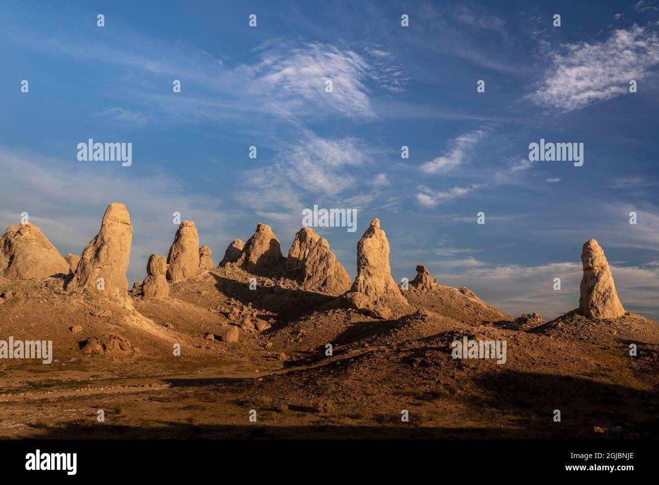 California sunset trona pinnacles credit hi-res stock photography and ...