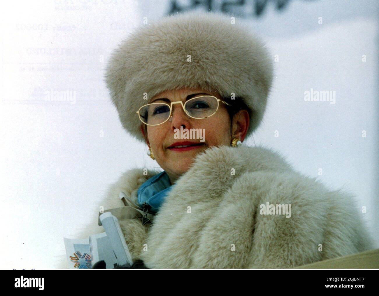 ©SCANPIX SWEDEN, 1998-01-14. Queen Silvia Foto: Anders Wiklund / SCANPIX Code: 50030 Stock Photo ...