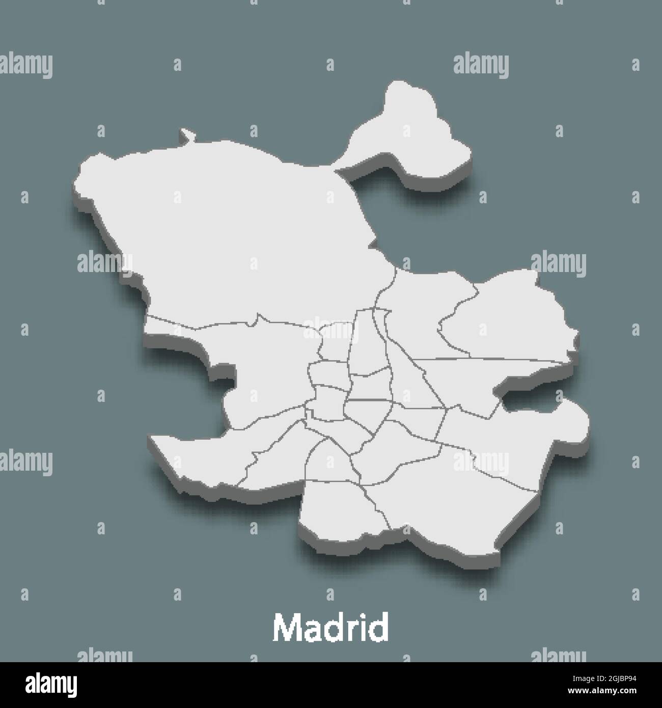 Madrid district Stock Vector Images - Alamy