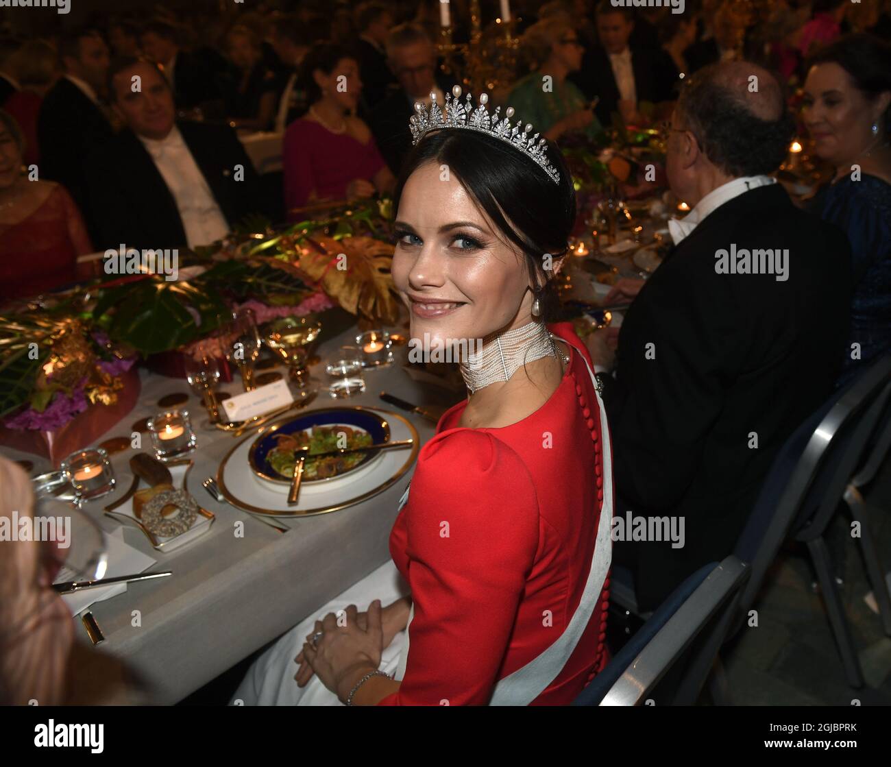 STOCKHOLM 20181210 Princess Sofia during the Nobel dinner in the City ...
