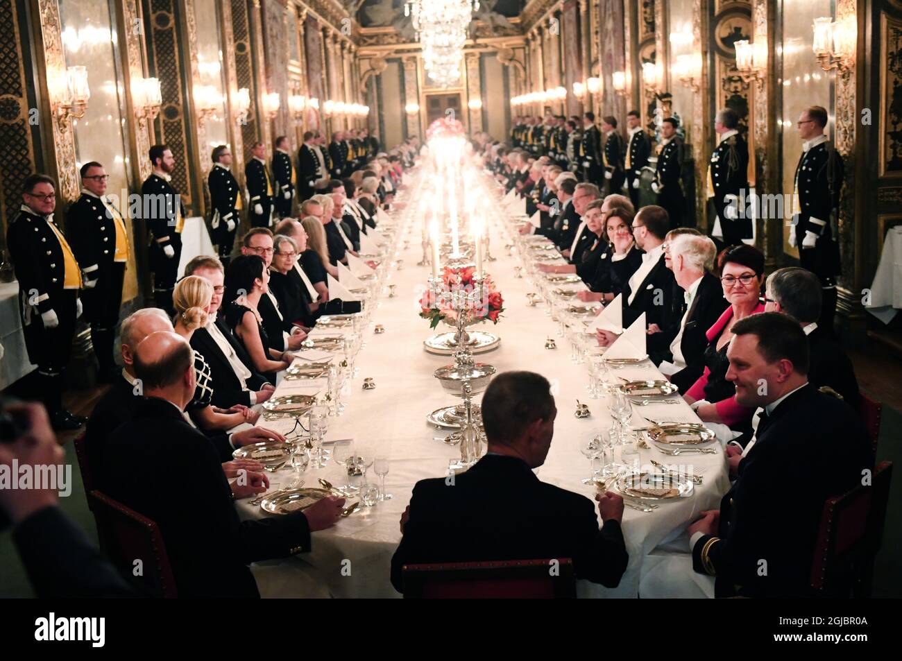 STOCKHOLM 20181210 An overview of the King's dinner for the Nobel ...