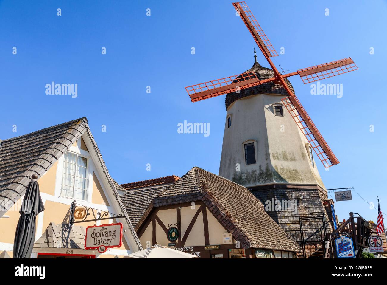 Solvang windmill hi-res stock photography and images - Alamy