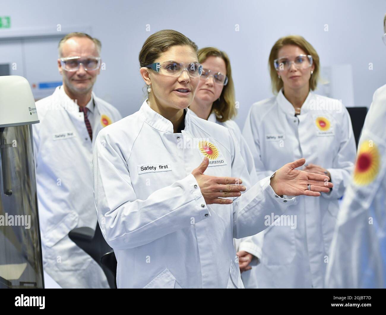 Crown Princess Victoria and Prince Daniel during their visit to the ...