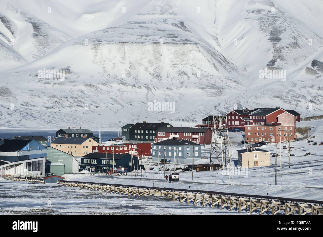 Langyearby, Longyear town, Svalbard Foto: Anna-Karin Nilsson/ EXP / TT ...