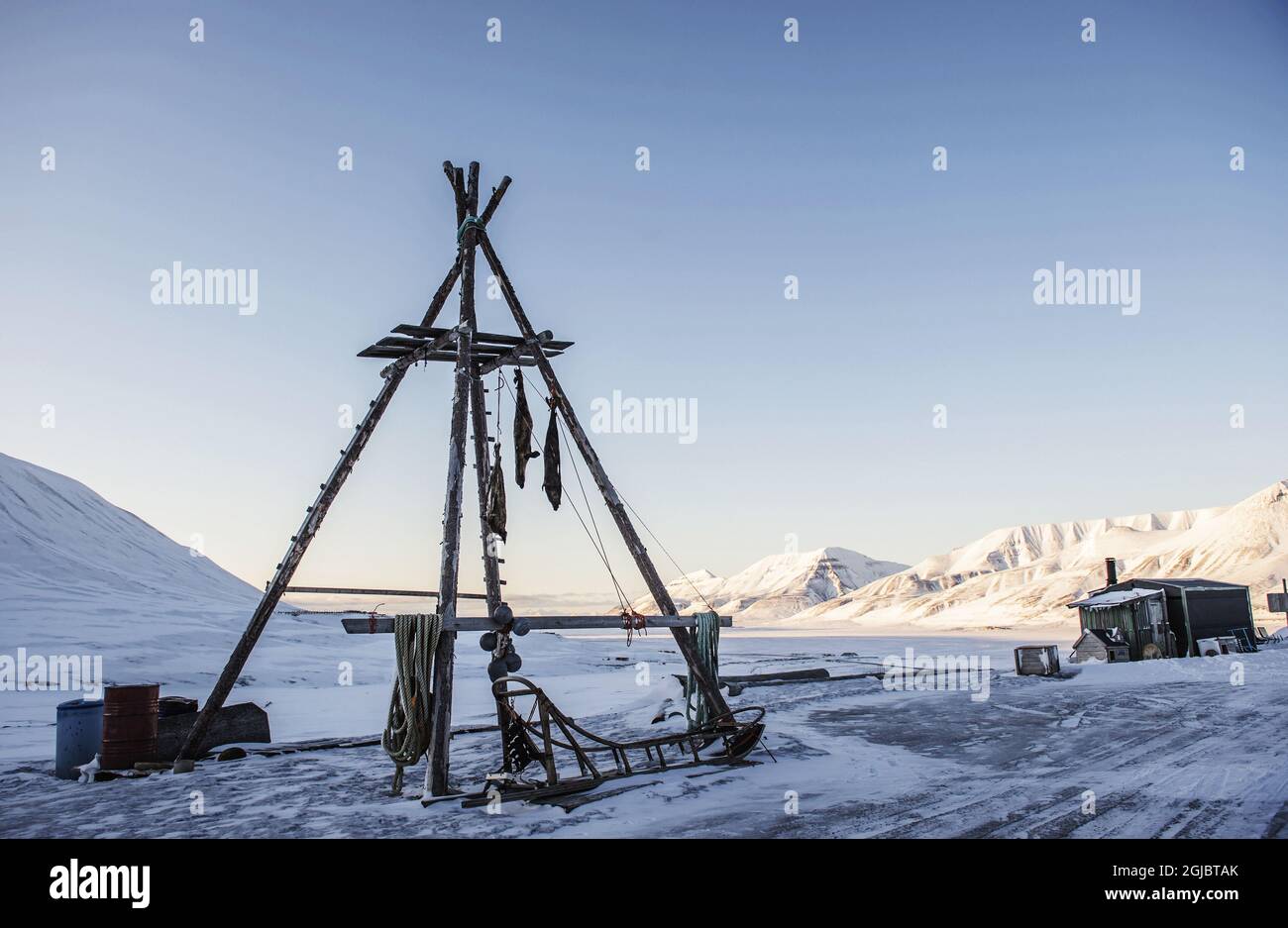 Langyearby, Longyear town, Svalbard Foto: Anna-Karin Nilsson/ EXP / TT ...