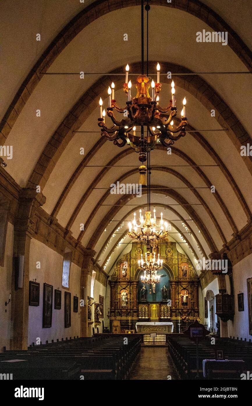 United States, California, Carmel, Basilica of San Carlos Borromeo del ...