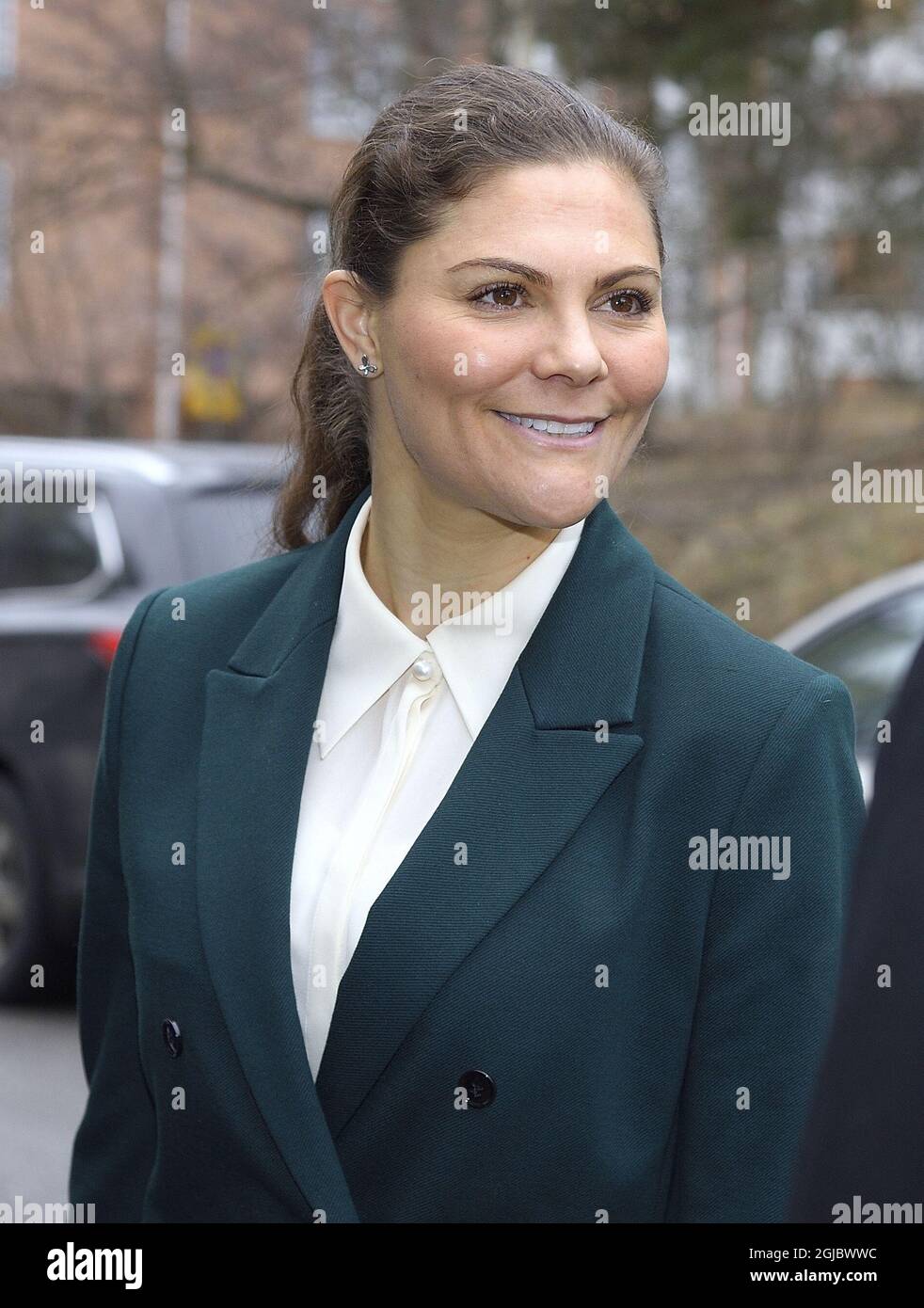 Crown Princess Victoria during her visit to the International Peace Research Institute (SIPRI ...