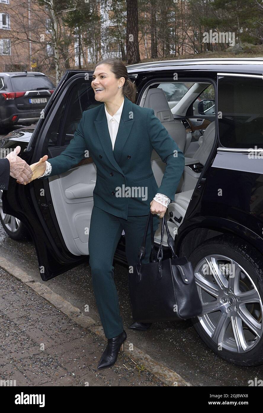 Crown Princess Victoria during her visit to the International Peace ...