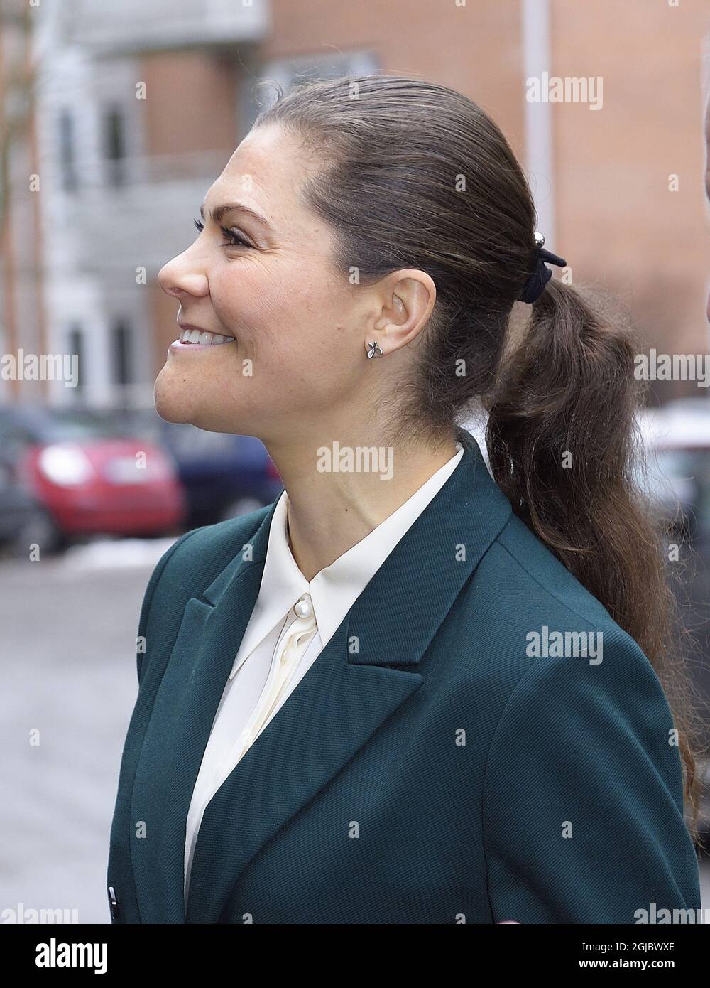 Crown Princess Victoria during her visit to the International Peace Research Institute (SIPRI ...