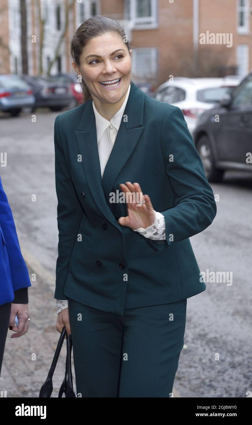 Crown Princess Victoria during her visit to the International Peace ...