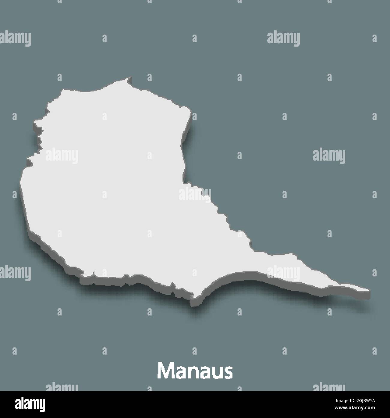 Map of manaus hi-res stock photography and images - Alamy